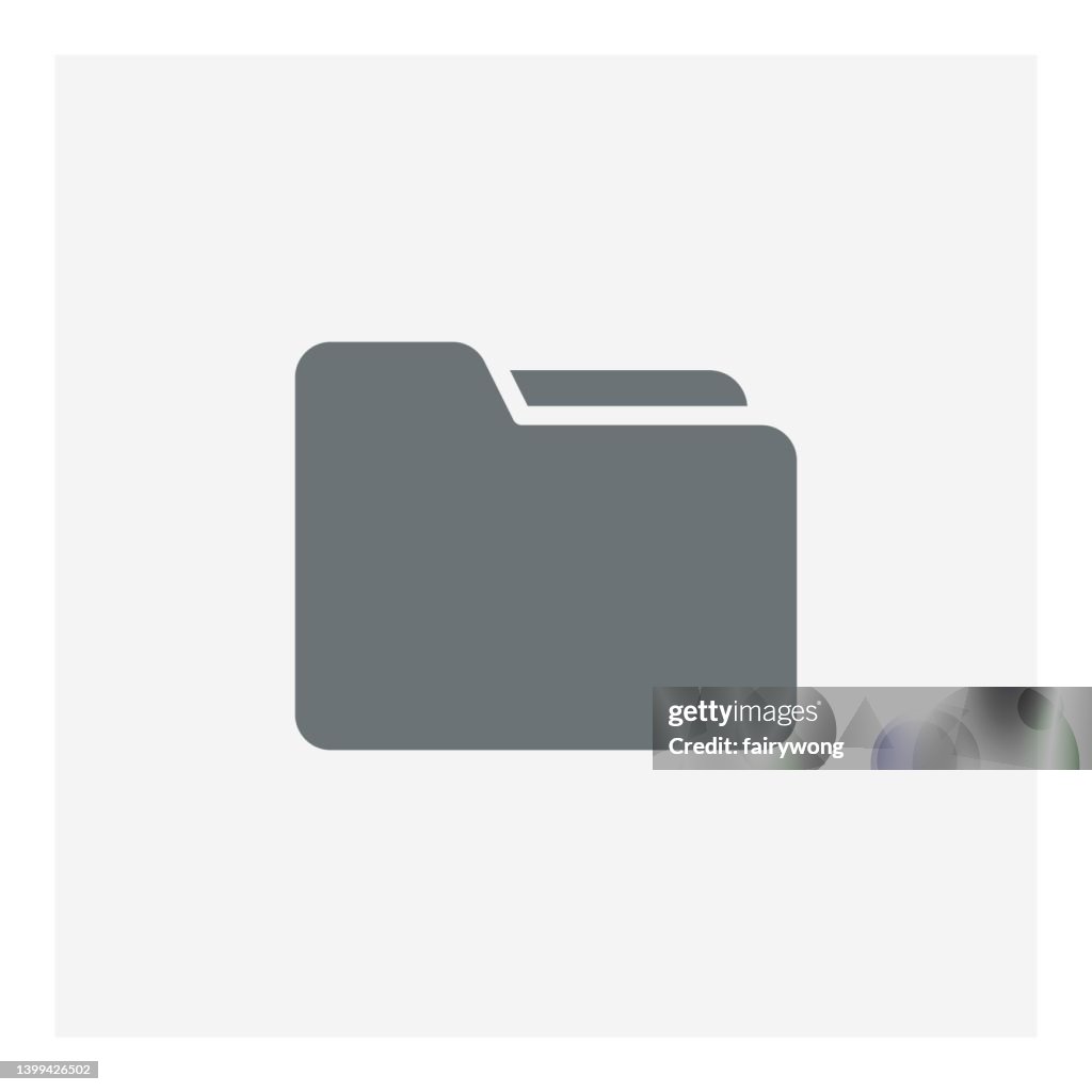 Computer Folder Icon Vector Computer Folder Icon Vector