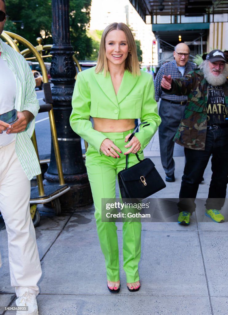 Kristen Bell is seen on June 21, 2022 in New York City. News Photo ... Kristen Bell is seen on June 21, 2022 in New York City. News Photo ...