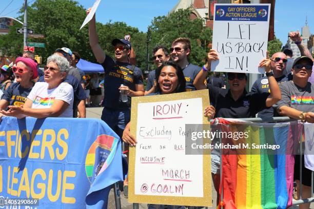 Gay Pride Parade Held In New York City Photos And Premium High Res
