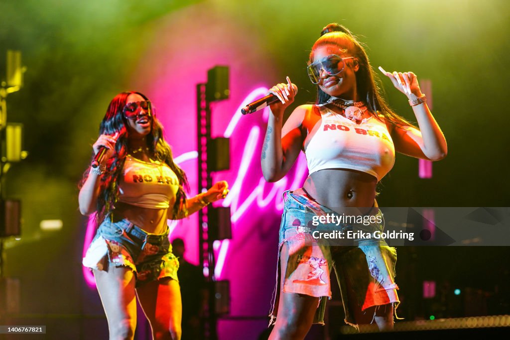 Yung Miami And Jt Of City Girls During The 2022 Essence Festival Of