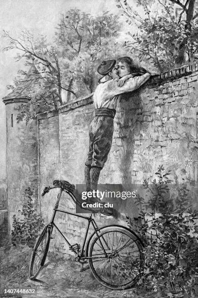Standing Against Wall Cartoon High Res Illustrations Getty Images