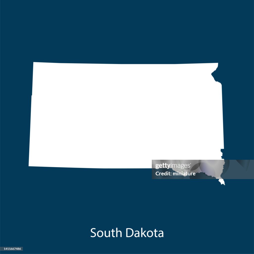 South Dakota Map High Res Vector Graphic Getty Images