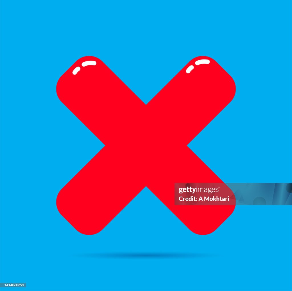 Inflatable Error Cross Icon High-Res Vector Graphic - Getty Images Inflatable Error Cross Icon High-Res Vector Graphic - Getty Images