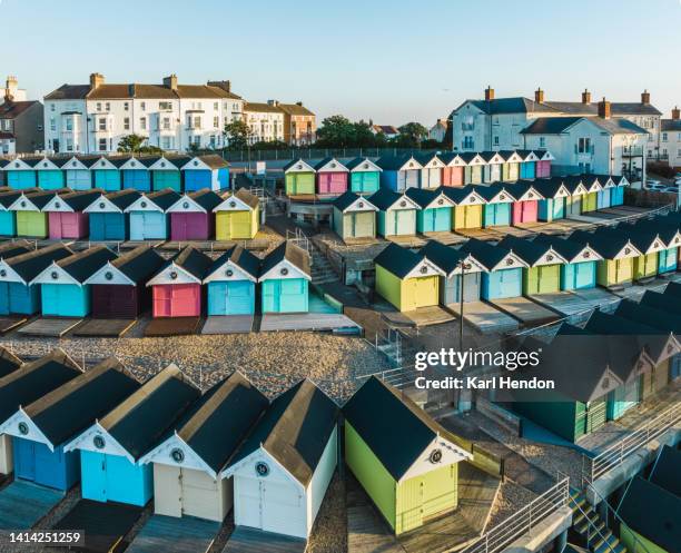 Essex Beach Huts Photos And Premium High Res Pictures Getty Images