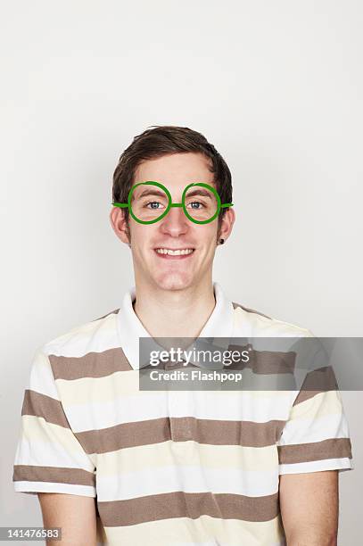 Nerd Glasses On White Photos And Premium High Res Pictures Getty Images