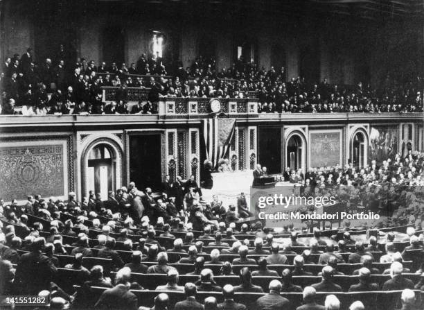 President Woodrow Wilsons War Council Photos And Premium High Res