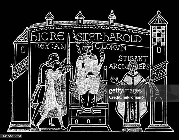 Anglo Saxon King Harold Godwinson Photos et images de collection ... Anglo Saxon King Harold Godwinson Photos et images de collection ...