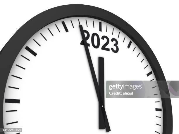 New year 2023 time clock 이미지 (1417215751) - 게티이미지뱅크