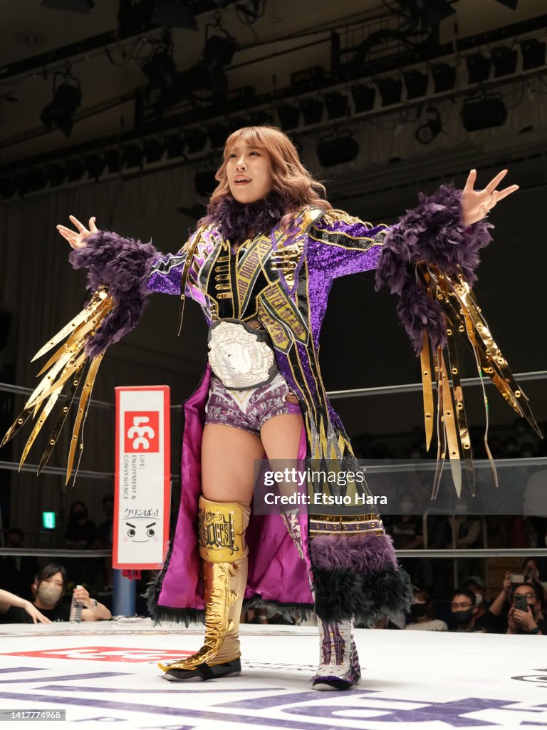Azm Enters The Rin During The Womens Pro Wrestling Stardom At News Photo Getty Images