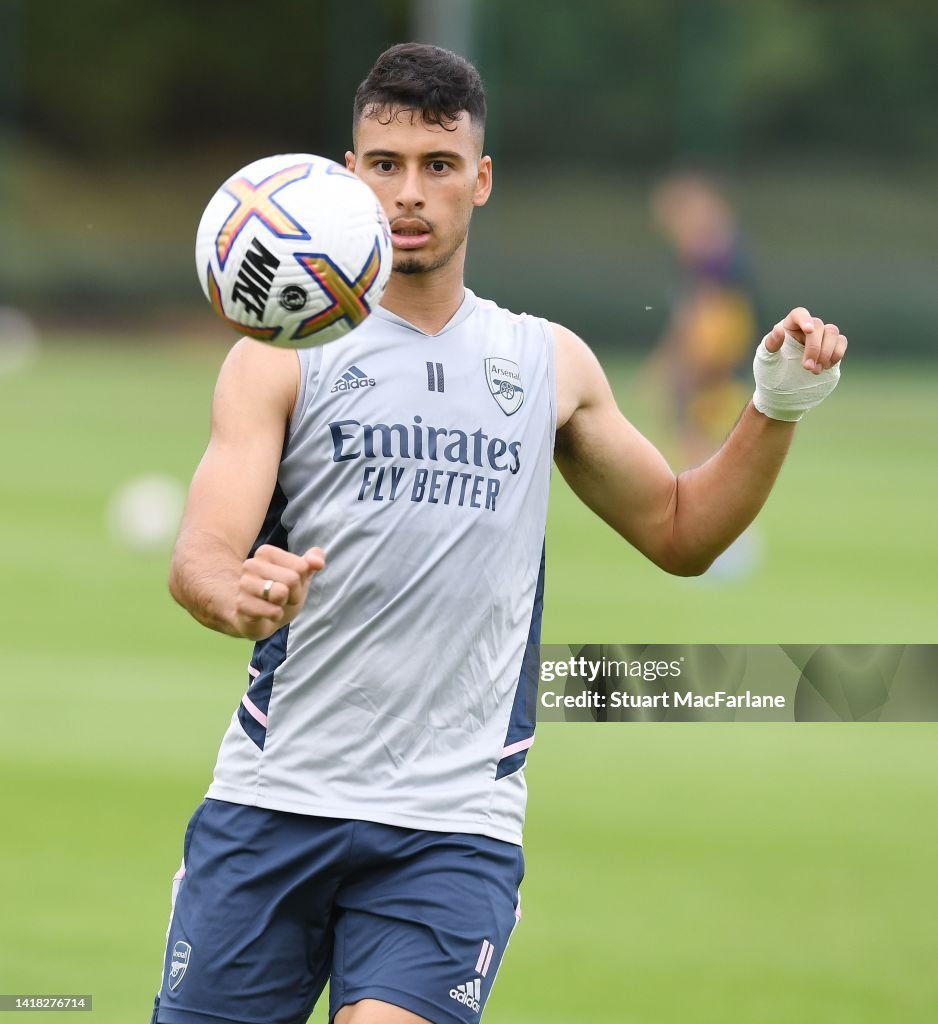 Gabriel Martinelli Of Arsenal During A Training Session At London