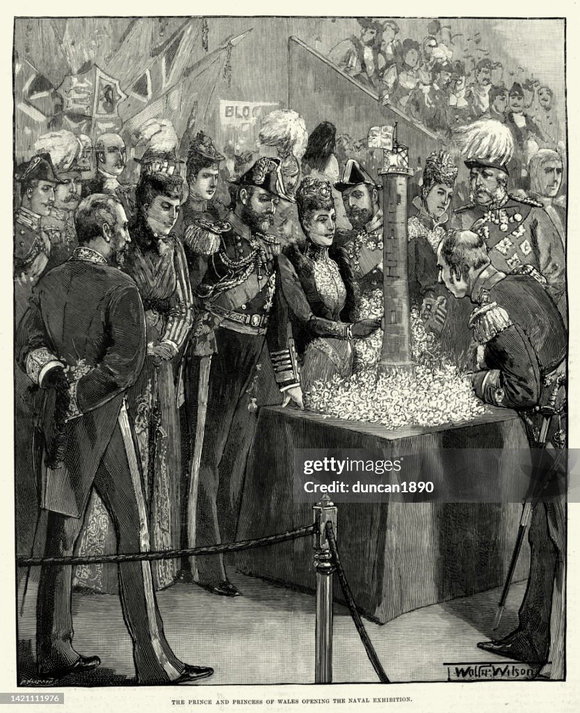 Prince Later King Edward Vii And Princess Of Wales Alexandra Of Denmark