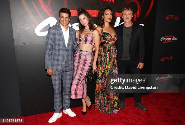 Ralph Macchio Courtney Henggeler Vanessa Rubio And William Zabka