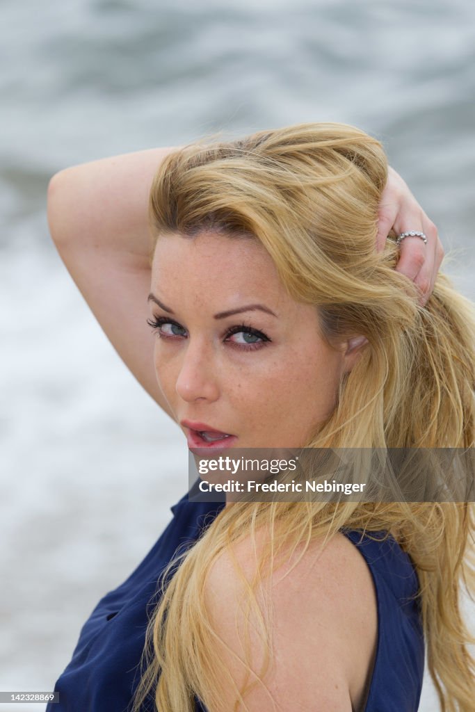Kayden Kross Poses During A Glamour Photo Shoot On The Beach On April News Photo Getty Images