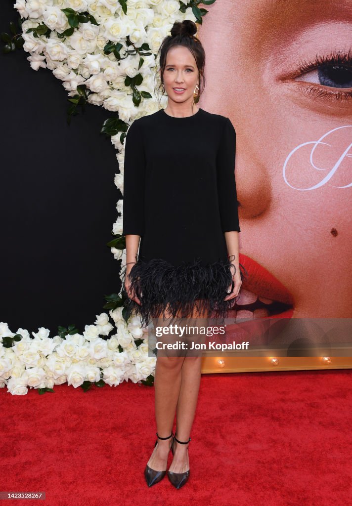Anna Camp Attends Los Angeles Premiere Of Netflixs New Film Blonde