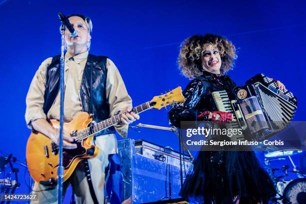 Arcade Fire Perform In Milan Photos And Premium High Res Pictures