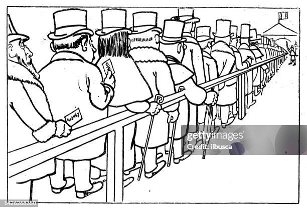 76 File Dattente High Res Illustrations Getty Images