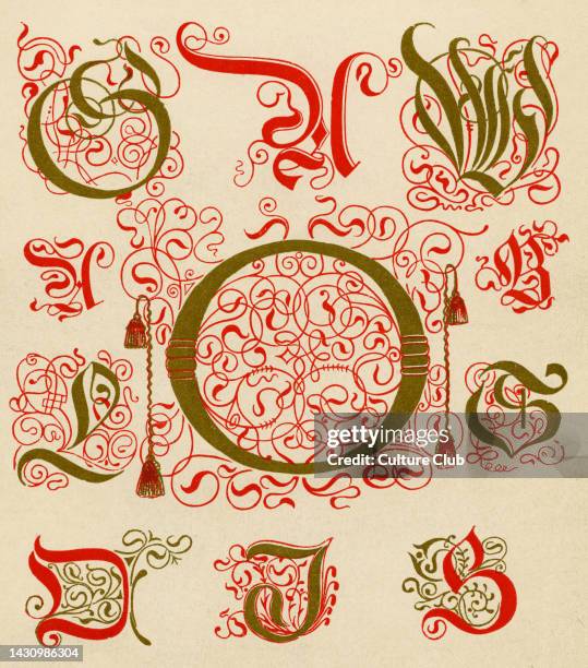 Medieval Illuminated Alphabet Photos And Premium High Res Pictures Getty Images