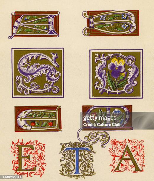 Medieval Illuminated Alphabet Photos And Premium High Res Pictures Getty Images