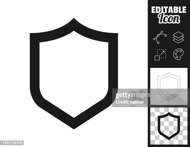 Shield Icon For Design Easily Editable High Res Vector Graphic Getty