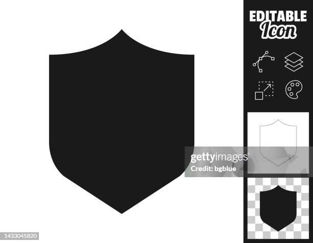 Shield Icon For Design Easily Editable High Res Vector Graphic Getty