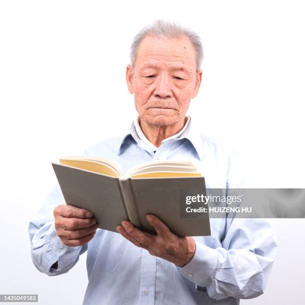 Man Reading A Book White Background Photos And Premium High Res