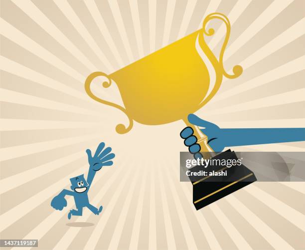 Hand Holding Trophy Vector Photos And Premium High Res Pictures Getty