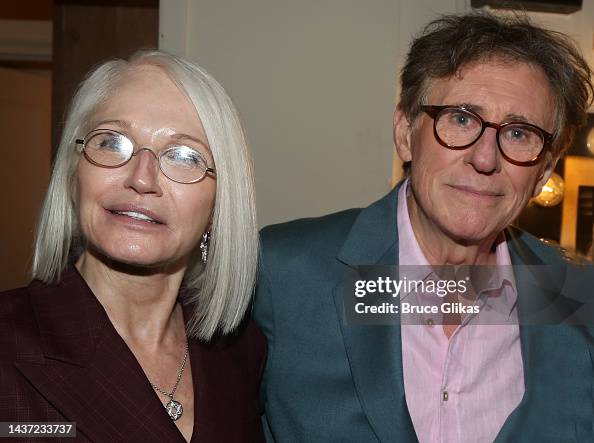 Ellen Barkin And Gabriel Byrne Pose Backstage At The Opening Night Of