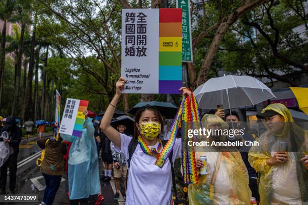 Taipei Gay Pride Parade Photos And Premium High Res Pictures Getty Images