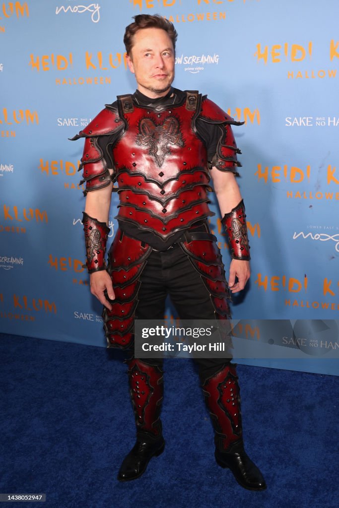Elon Musk attends Heidi Klum's 2022 Hallowe'en Party at Sake No Hana ... Elon Musk attends Heidi Klum's 2022 Hallowe'en Party at Sake No Hana ...
