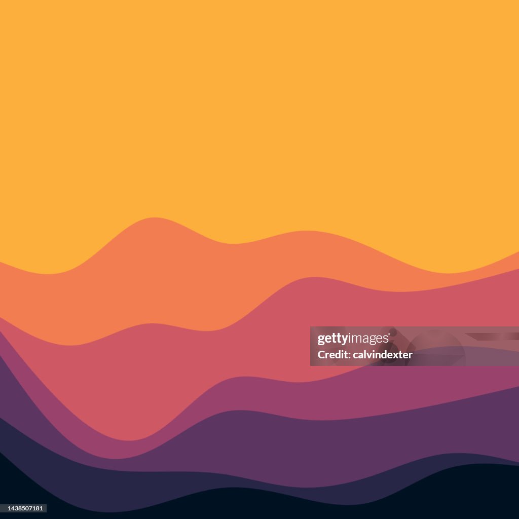 Background With Abstract Colorful Waves High Res Vector Graphic Getty