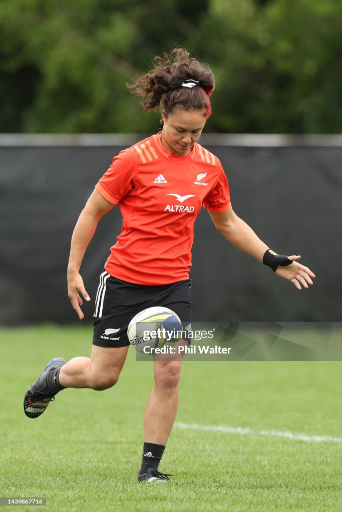 Ruby Tui of New Zealand during a New Zealand Black Ferns Training ... Ruby Tui of New Zealand during a New Zealand Black Ferns Training ...