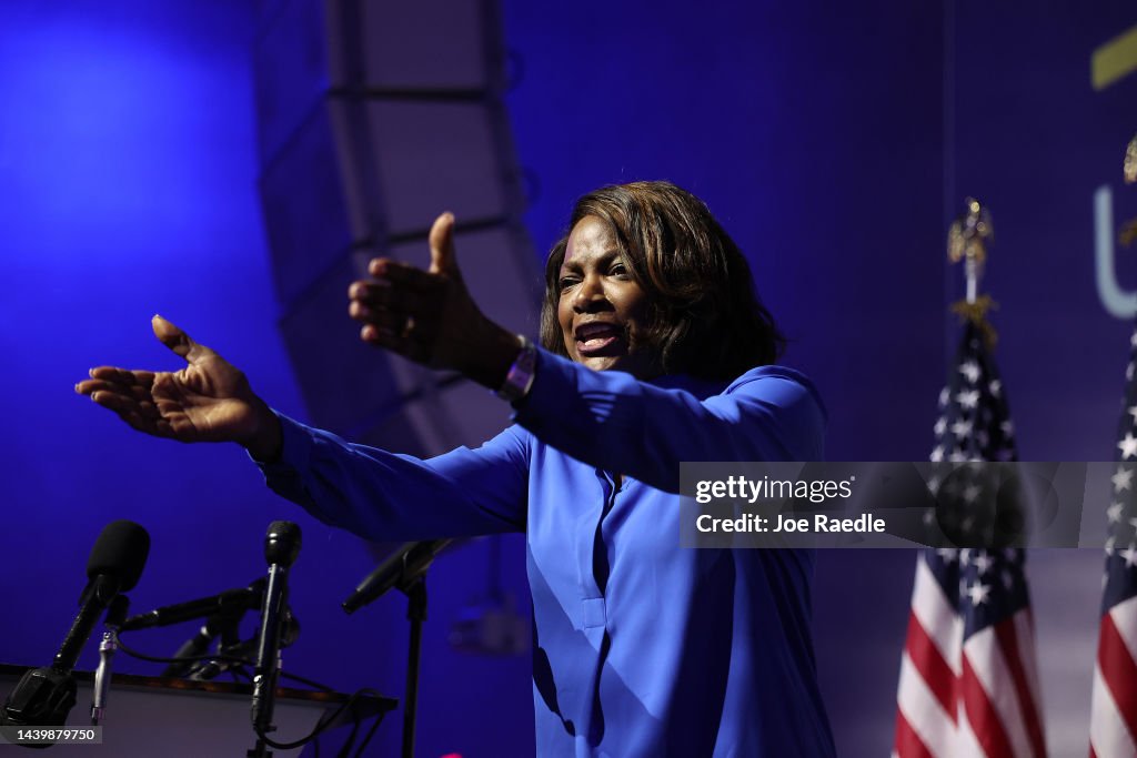 Democratic U.S. Senate candidate, Rep. Val Demings speaks at a... News ... Democratic U.S. Senate candidate, Rep. Val Demings speaks at a... News ...
