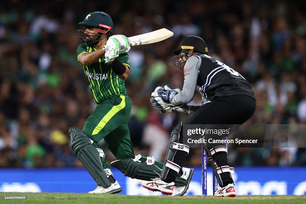 Babar Azam Of Pakistan Bduring The Icc Mens T20 World Cup Semi Final