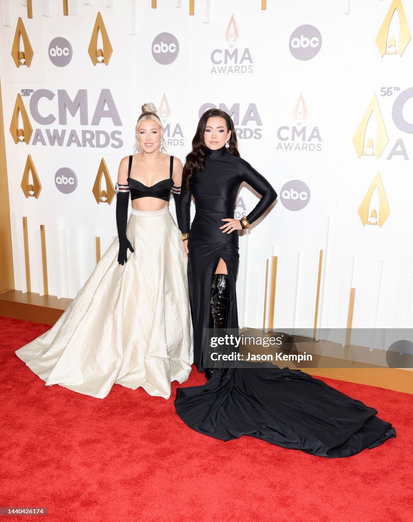 Maddie Font and Tae Kerr of Maddie & Tae attend The 56th Annual CMA ... Maddie Font and Tae Kerr of Maddie & Tae attend The 56th Annual CMA ...