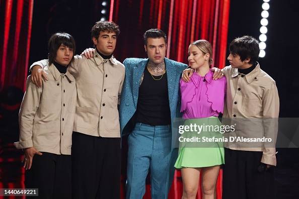 Fedez, Omini and Dadà attend the third live of X Factor 16 2022 at ... Fedez, Omini and Dadà attend the third live of X Factor 16 2022 at ...