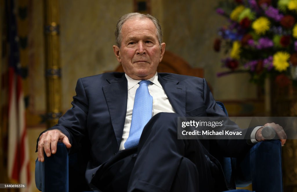 Former President George W. Bush participates in The Temple Emanu-El ... Former President George W. Bush participates in The Temple Emanu-El ...