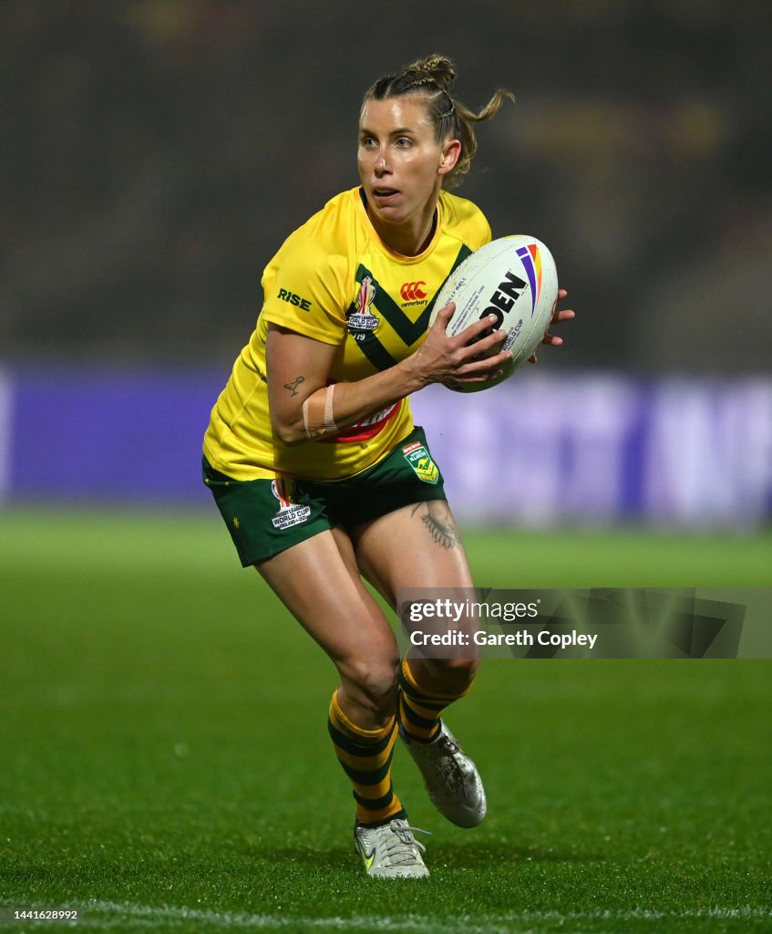 Samantha Bremner Of Australia During Womens Rugby League World Cup