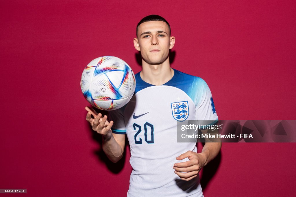 Phil Foden Of England Poses During The Official Fifa World Cup Qatar News Photo Getty Images