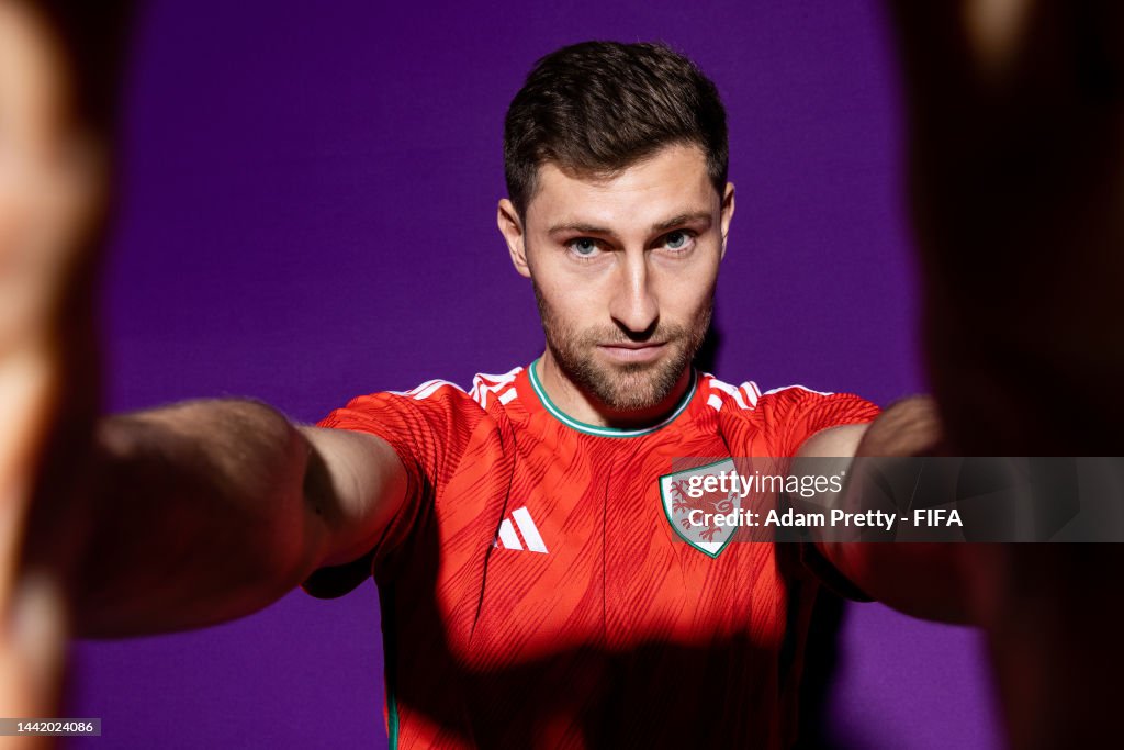 Ben Davies Of Wales Poses During The Official Fifa World Cup Qatar