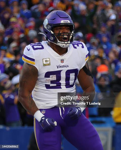 Cj Ham Of The Minnesota Vikings Celebrates His Touchdown Against