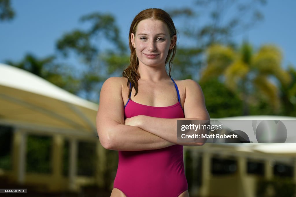 Australian swimmer Mollie O'Callaghan poses during a portrait session ... Australian swimmer Mollie O'Callaghan poses during a portrait session ...