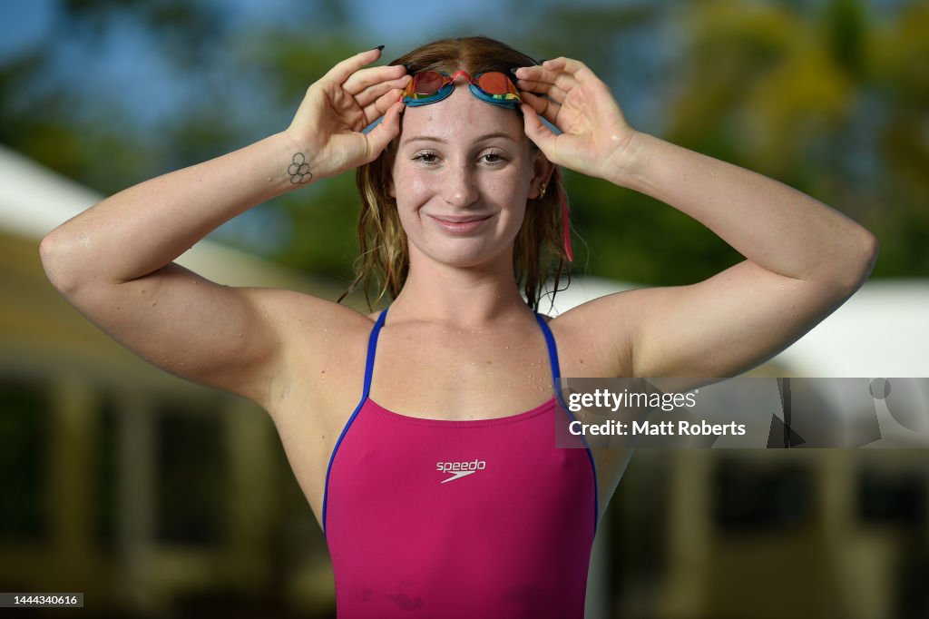 Australian swimmer Mollie O'Callaghan poses during a portrait session ... Australian swimmer Mollie O'Callaghan poses during a portrait session ...