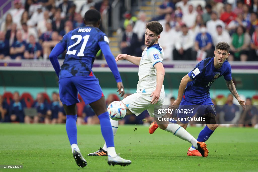 Declan Rice Of England During The Fifa World Cup Qatar 2022 Group B