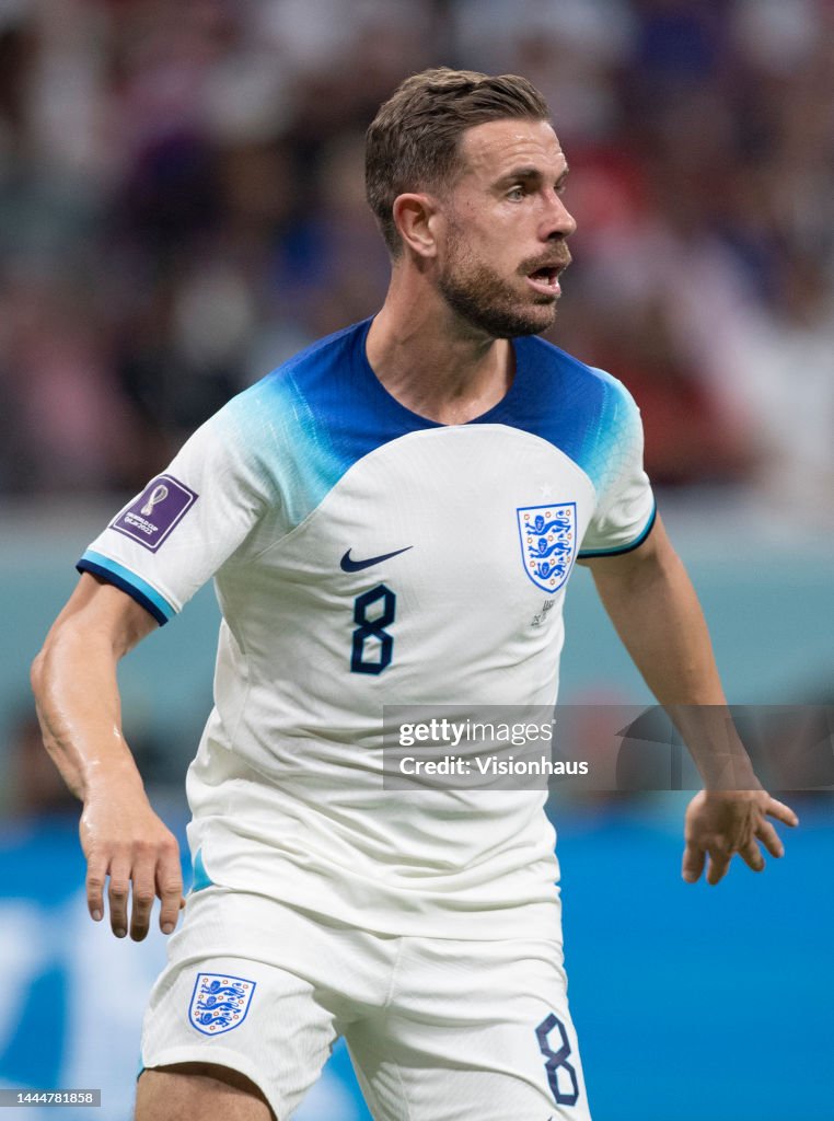 Jordan Henderson Of England In Action During The Fifa World Cup Qatar