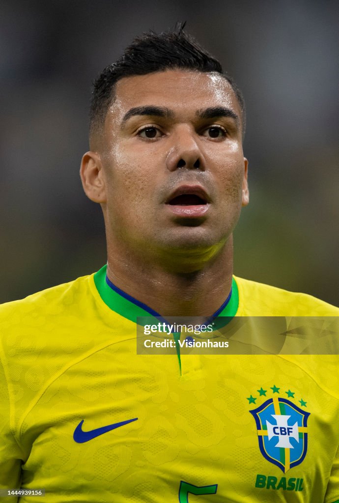 Casemiro Of Brazil During The Fifa World Cup Qatar 2022 Group G Match