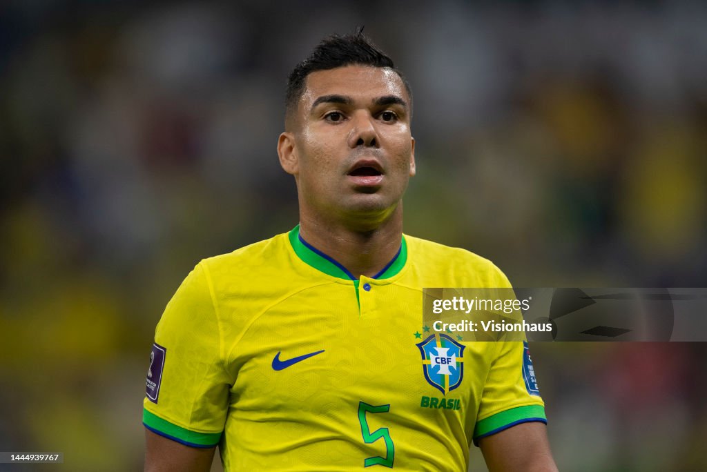 Casemiro Of Brazil During The Fifa World Cup Qatar 2022 Group G Match