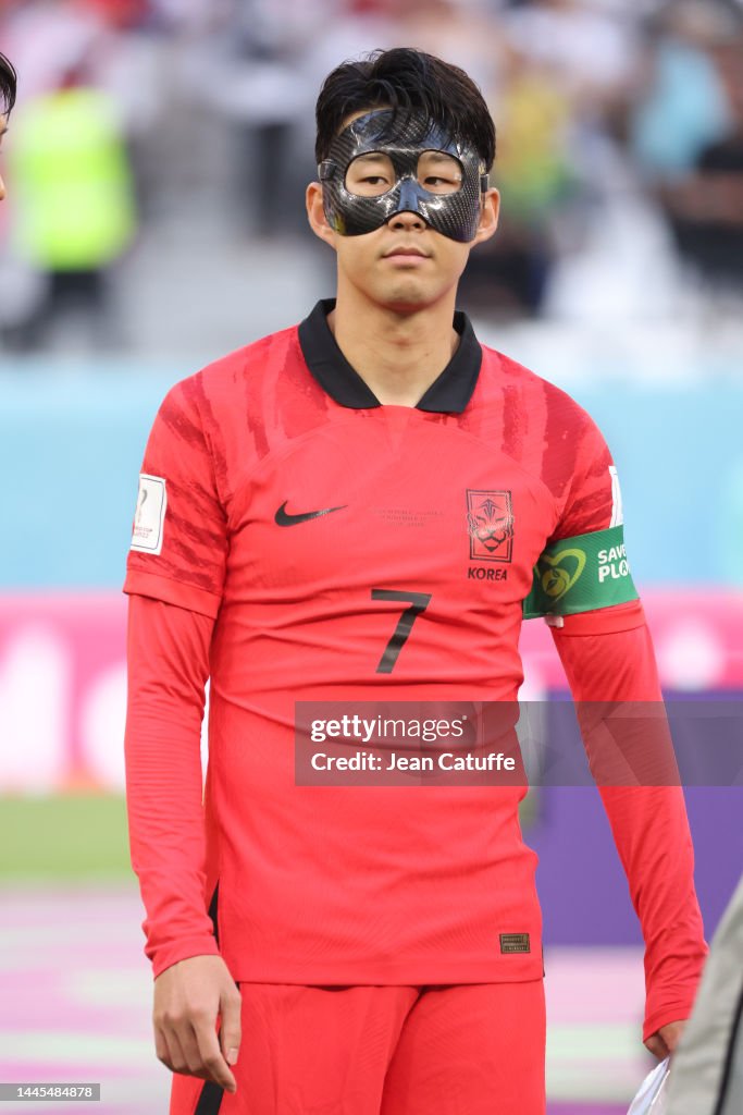 Son Heung Min Of South Korea Poses Before The Fifa World Cup Qatar