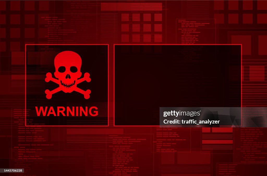 Warning Message High Res Vector Graphic Getty Images