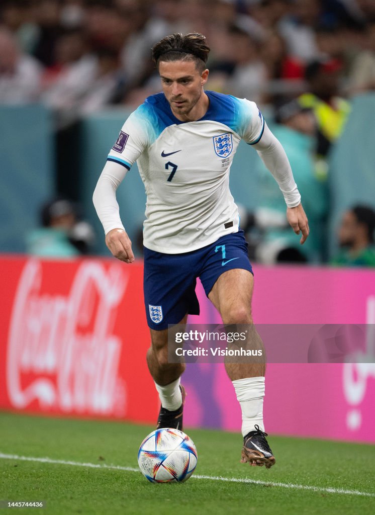 Jack Grealish Of England During The Fifa World Cup Qatar 2022 Group B