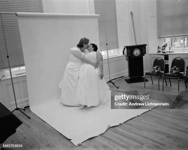 Gay Black Couple Wedding Photos And Premium High Res Pictures Getty